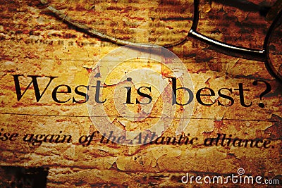 West Is Best Stock Photo - Image: 49848211