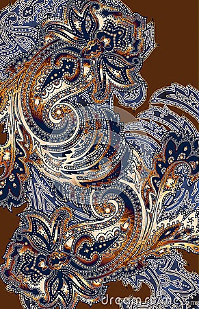 Western Paisley Stock Photo - Image: 4242410