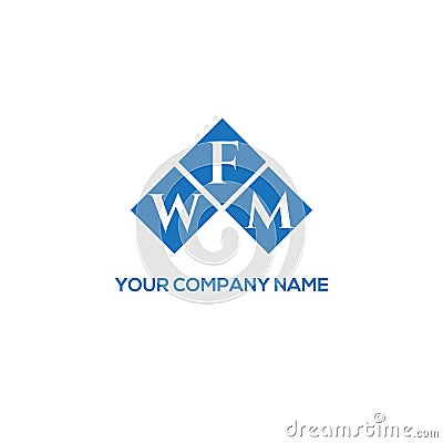 WFM Letter Logo Design On WHITE Background. WFM Creative Initials ...