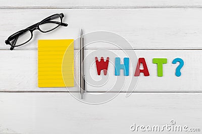 What Wording On White Wood Background Stock Photo | CartoonDealer.com ...