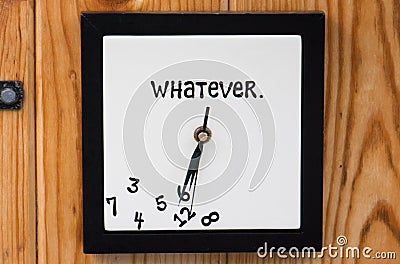 Whatever Clock Royalty-Free Stock Photography | CartoonDealer.com #62479841