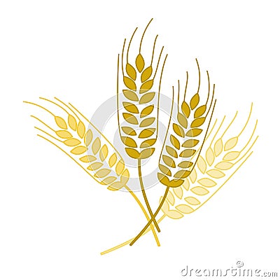 Wheat Spike Vector Illustration | CartoonDealer.com #22196114