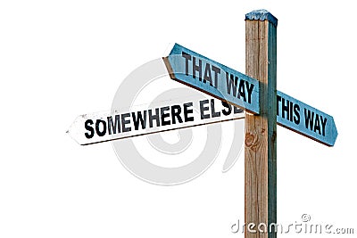 Which Way? Royalty Free Stock Photography - Image: 10863707