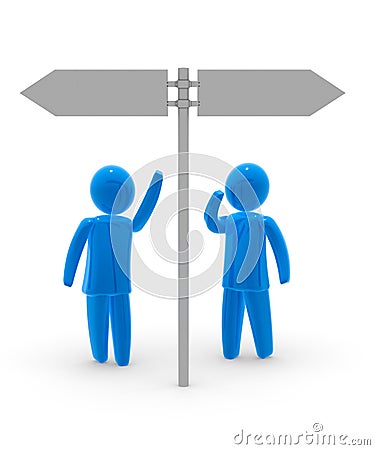 Which Way? Stock Images - Image: 7214204