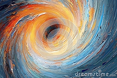 Whirlpool Of Abstract Colors And Textures On A Dynamic Background ...