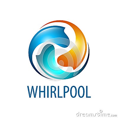 Whirlpool Logo Concept Design. Symbol Graphic Template Element Cartoon ...