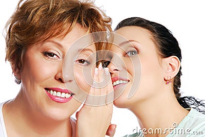 Whisper In The Ear Royalty Free Stock Image - Image: 4209226