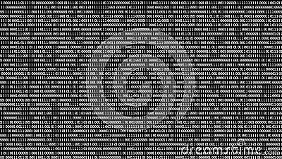 White Binary Code Digital Background Stock Footage - Video of hack, security: 203478480