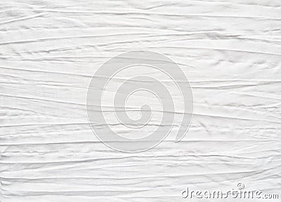 White Cotton Fabric With Creased Effect Stock Images - Image: 14495414