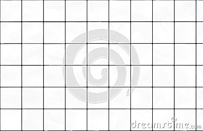 3d Rendering. Empty Light Clean White Small Square Grid Pattern Ceramic ...