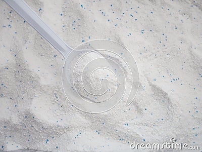 White Detergent Powder With Blue Granules Surface Texture Stock Photo ...