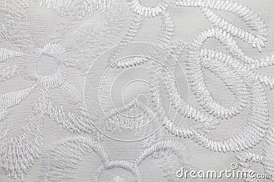 White Embroidery Texture, White Fabric Texture For Background Royalty ...