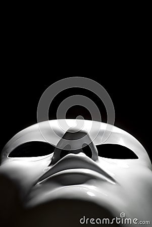 White Mask Royalty Free Stock Photography - Image: 3665717