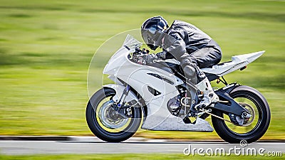 White Motorbike Stock Photo - Image: 55080981