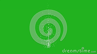 White Particles Extractor Green Screen Motion Graphics Stock Video ...