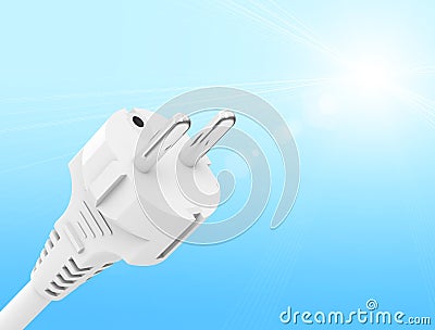 The White Power Cable Royalty-Free Stock Photo | CartoonDealer.com ...