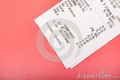 White Receipt Stock Photo | CartoonDealer.com #38137764