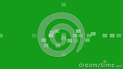 White Rectangle Shapes with Green Screen Background Stock Video - Video ...