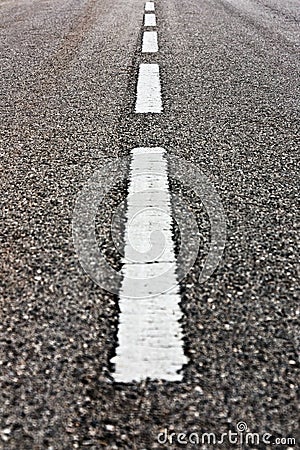 White Road Marks - Vertical Royalty Free Stock Photos - Image: 17396968