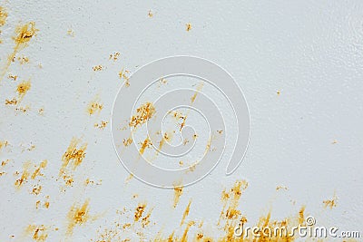 White Rust Metal Decayed Crumpled Sheet Wide Background. Weathered Iron ...