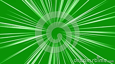 White Speed Lines Motion Graphics with Green Screen Background Stock ...