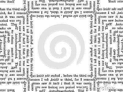 White Square Cut-up Words And Text Background Royalty-Free Stock Photo ...