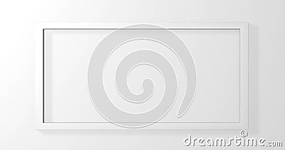 White Square 4k with Soft Shadow on a White Background with Fade in and ...