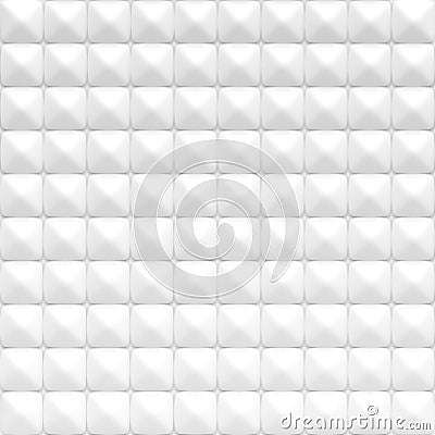 White Square Pyramids With Smooth Rounded Edges - Square Background ...