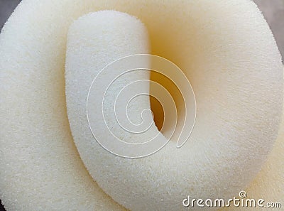 White Texture Rough And Porous Sponge Foam Rolled Stock Photography ...