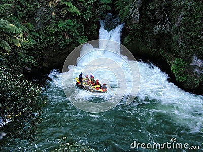 Extreme Whitewater Rafting editorial photography. Image of zealand ...
