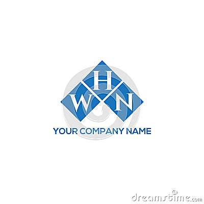 WHN Letter Logo Design On WHITE Background. WHN Creative Initials ...