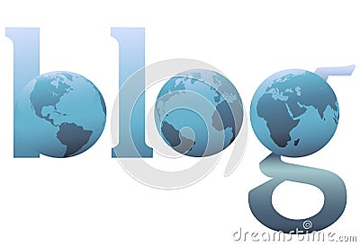 The Whole Big Blue Blog World Wide Web Earth Royalty Free Stock ...
