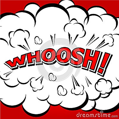 WHOOSH !- Comic Speech Bubble, Cartoon. Royalty Free Stock Photography ...