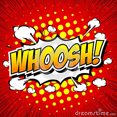 WHOOSH !- Comic Speech Bubble, Cartoon. Stock Vector - Image: 59532293
