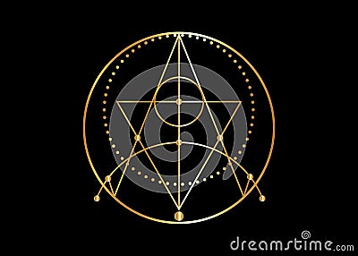 Golden Sigil Of Protection. Magical Amulets. Can Be Used As Tattoo ...