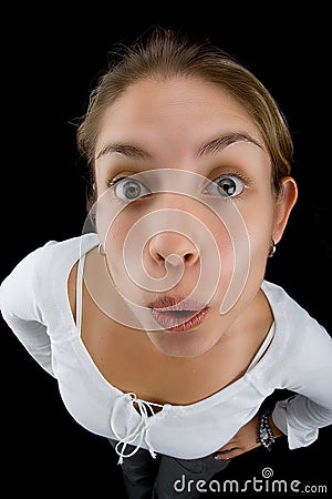 Wide Face Royalty Free Stock Photo - Image: 669625