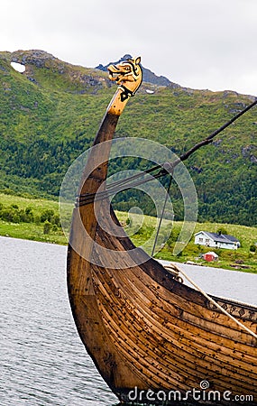 Wikinger-Boot Lizenzfreies Stockfoto - Bild: 5688905