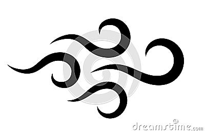 Wind Icon, Air Puff Vector Symbol | CartoonDealer.com #234914859