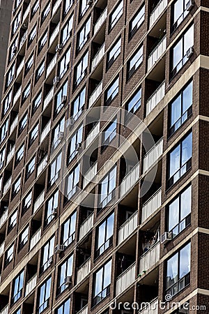 Windows In High-rise Apartment Block Stock Photography | CartoonDealer ...