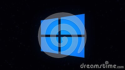 Windows Logo Animation Sprayed On Dots. Animation. A Motion Graphic ...