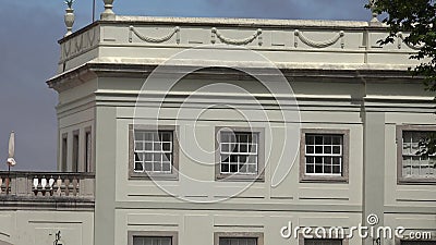 Windows on old mansion stock footage. Video of home - 152561436