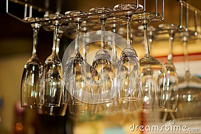 Wine Glass In Bar Stock Photography - Image: 26282662