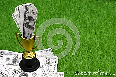 Winning The Money Game Royalty Free Stock Image - Image: 5195316