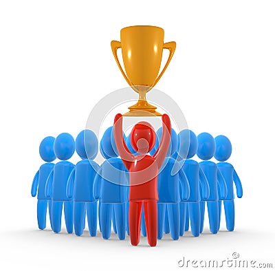 Winning Team Royalty Free Stock Image - Image: 9618976