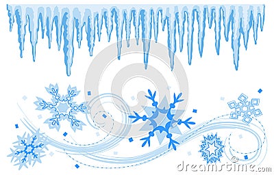 Winter Banners Borders/eps Royalty Free Stock Image - Image: 19590496