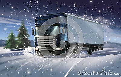 Winter Express Royalty Free Stock Photos - Image: 17134998