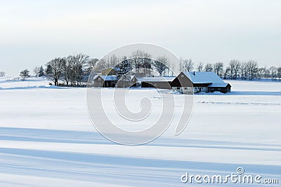 Winter Farm Royalty Free Stock Photos - Image: 1695108