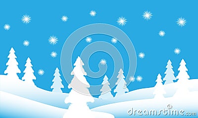 Winter Header / Banner stock illustration. Illustration of crystal ...