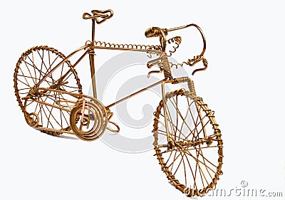 Wire Art Bicycle Royalty Free Stock Images - Image: 14907829