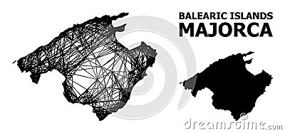 Wire Frame Map Of Majorca Royalty-Free Illustration | CartoonDealer.com ...